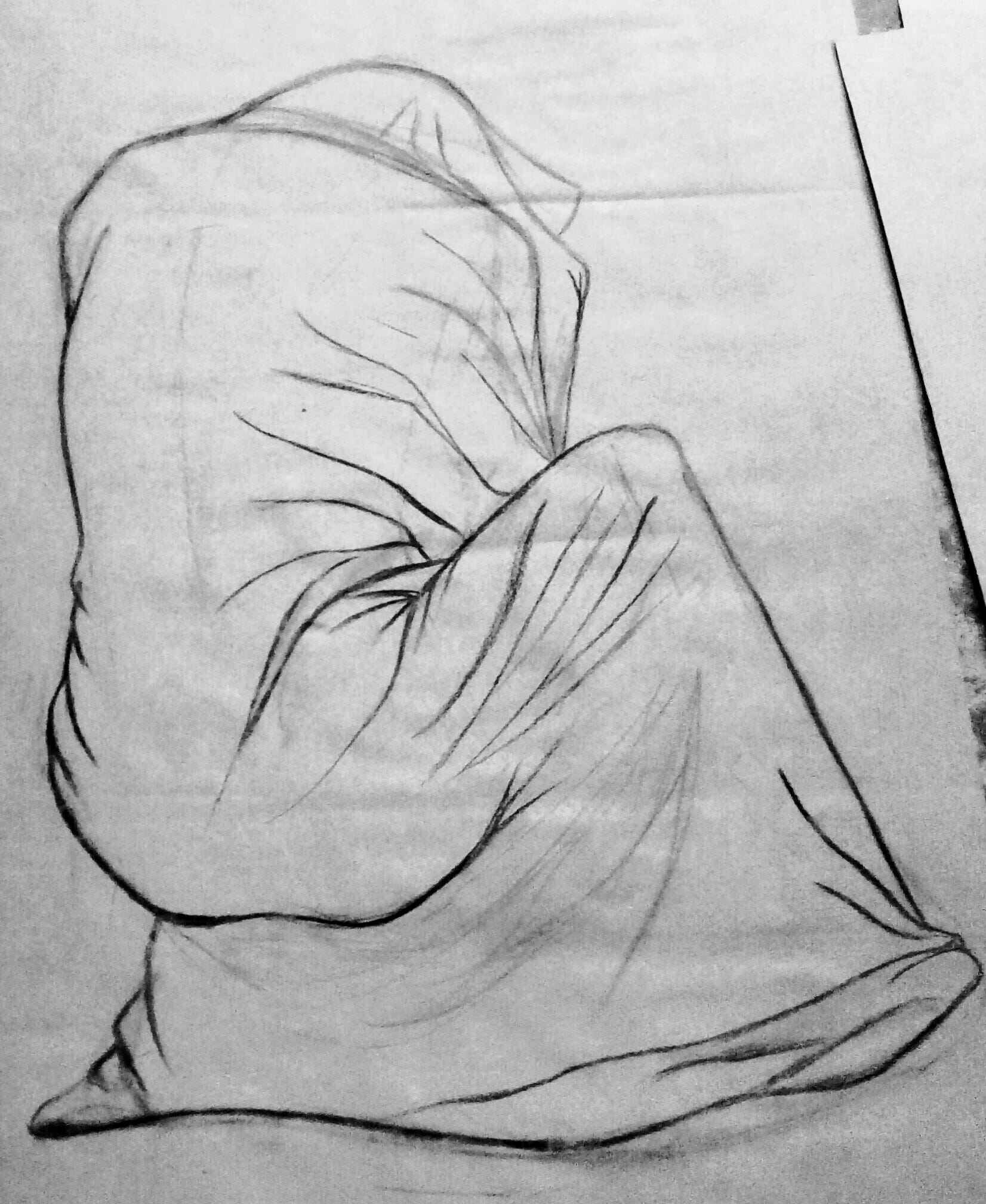 Dibujo Modelado. Tema 1: Dibujo de modelo con manto | by Claudia Rebeca ...