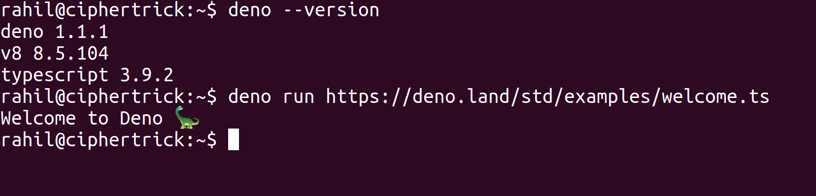 Deno: Getting started Guide. Deno 1.0 has been released and it seems ...