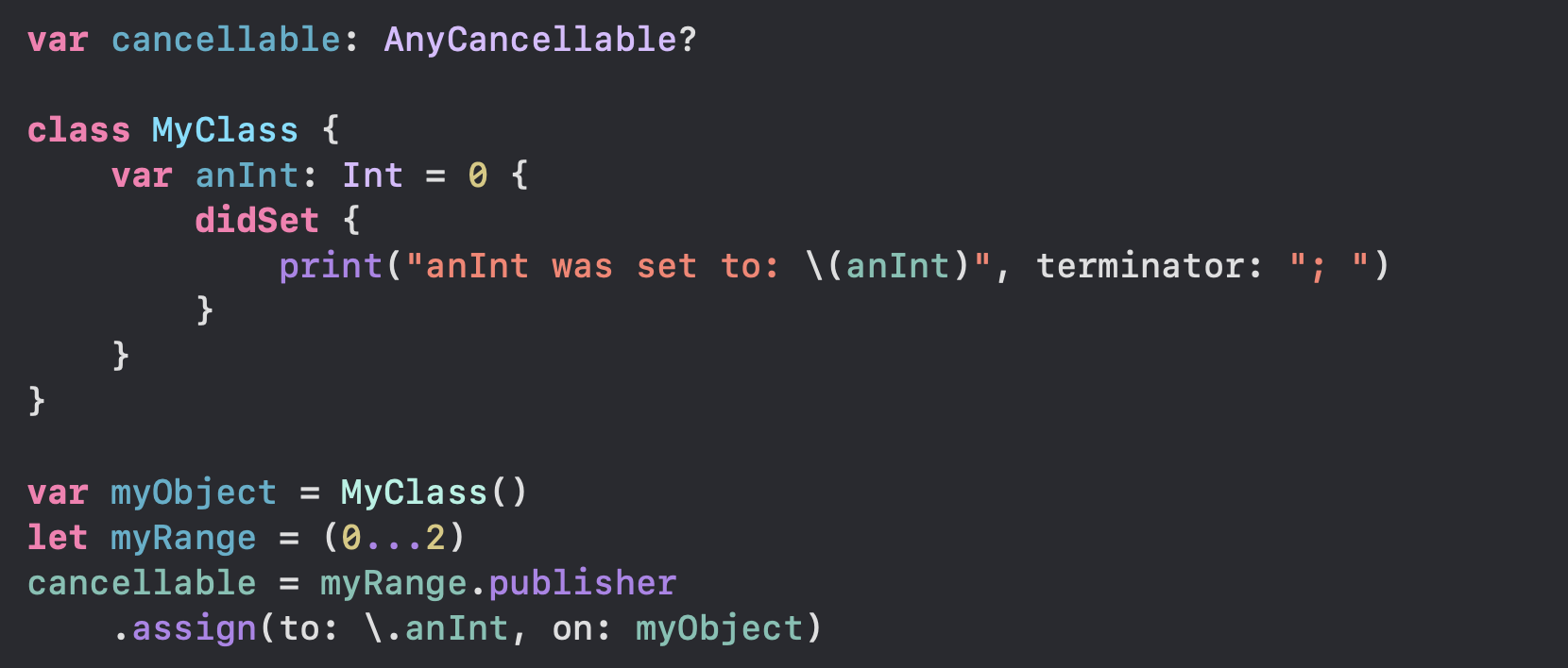 Swift — Combine Subject & sink & assign | by Jeremy Xue | Jeremy Xue ‘s Blog | Medium