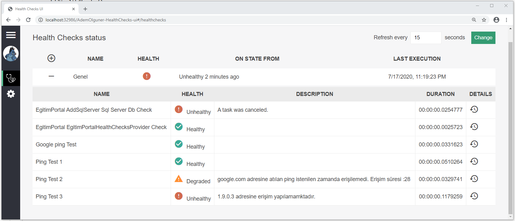 AspNetCore HealthChecks, Sesimi duyan var mı? Ölü ya da diri !!! | by Adem Olguner | Devops ...