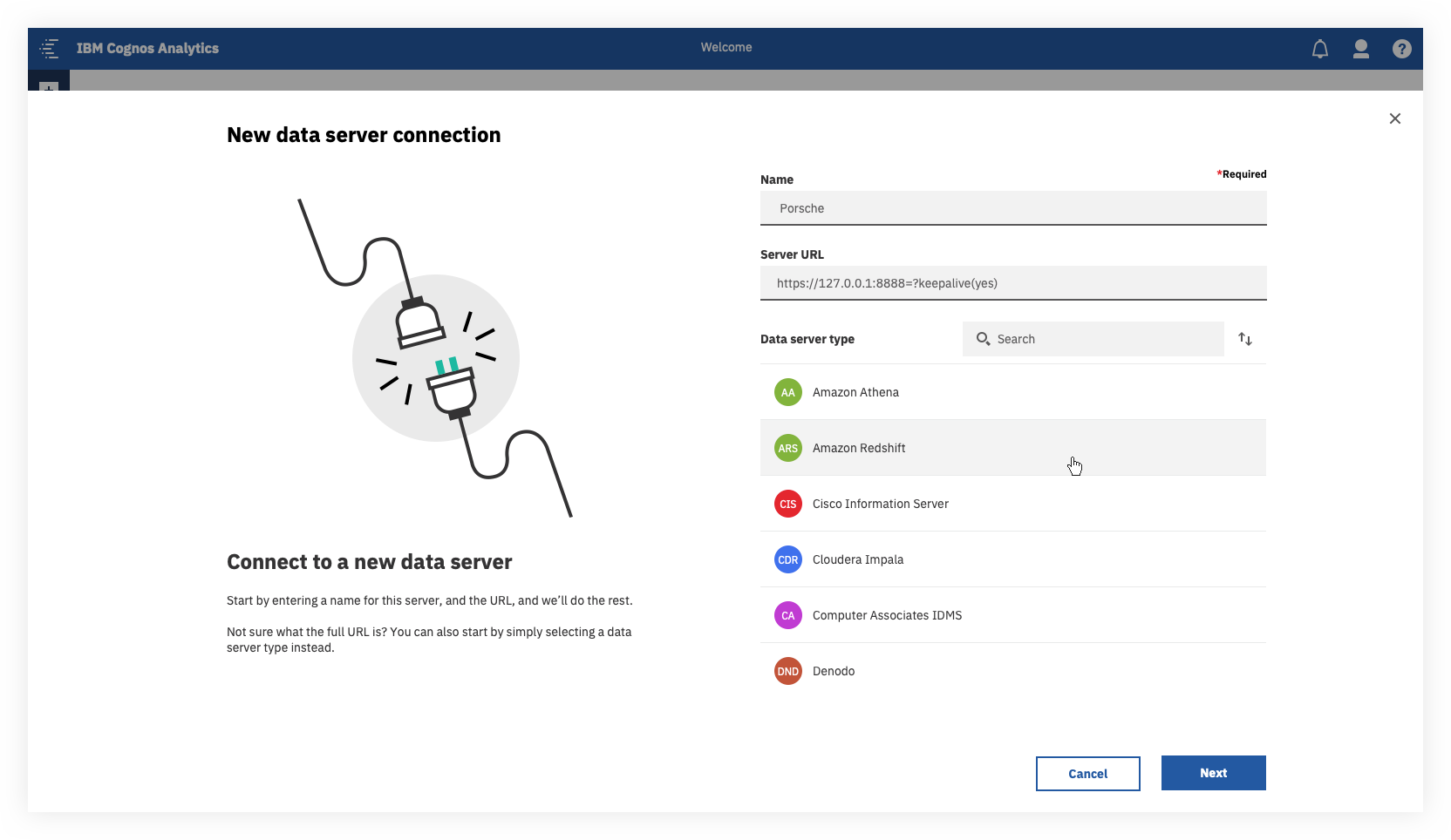 Case Study: Improving how users manage data connections in Cognos ...