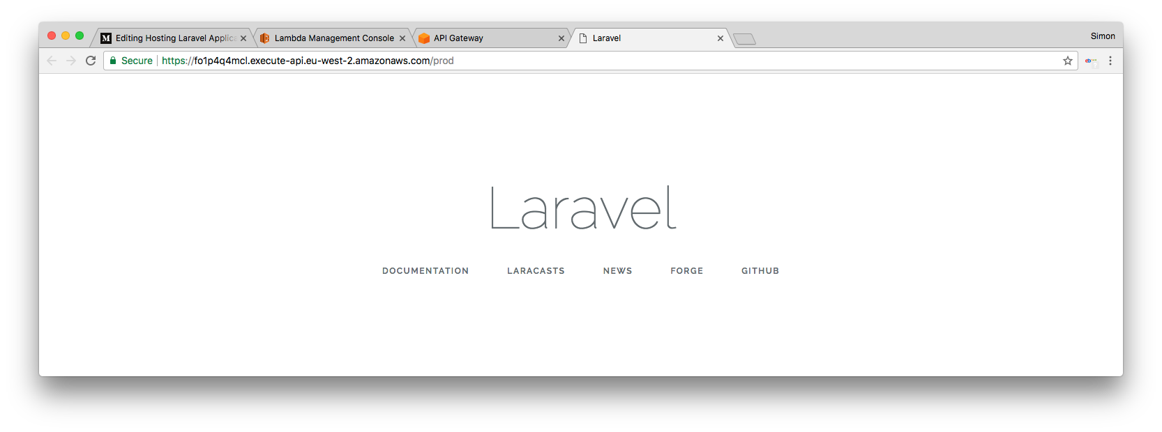 Hosting a Laravel Application on AWS Lambda (Full Guide) | by Simon Bennett | artisanhost | Medium