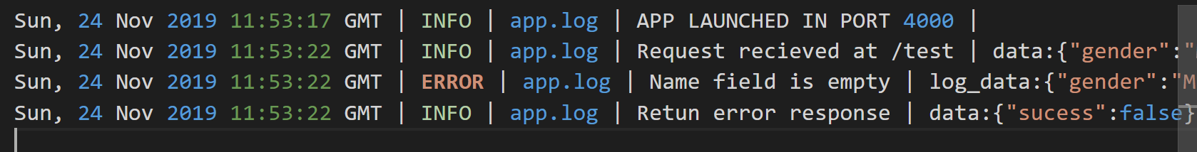 Creating a Custom Logger for a Node.js Application using Winston | by Amjad Nazar | Level Up Coding