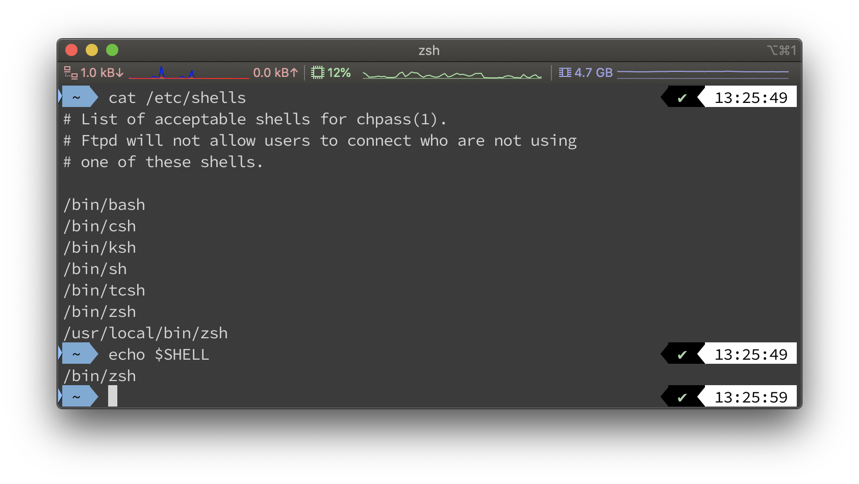 zsh shell on macos Catalina. 在蘋果開發者年會WWDC 2019上Cataline將預設搭載zsh… | by tony Guo | Code Da | Medium
