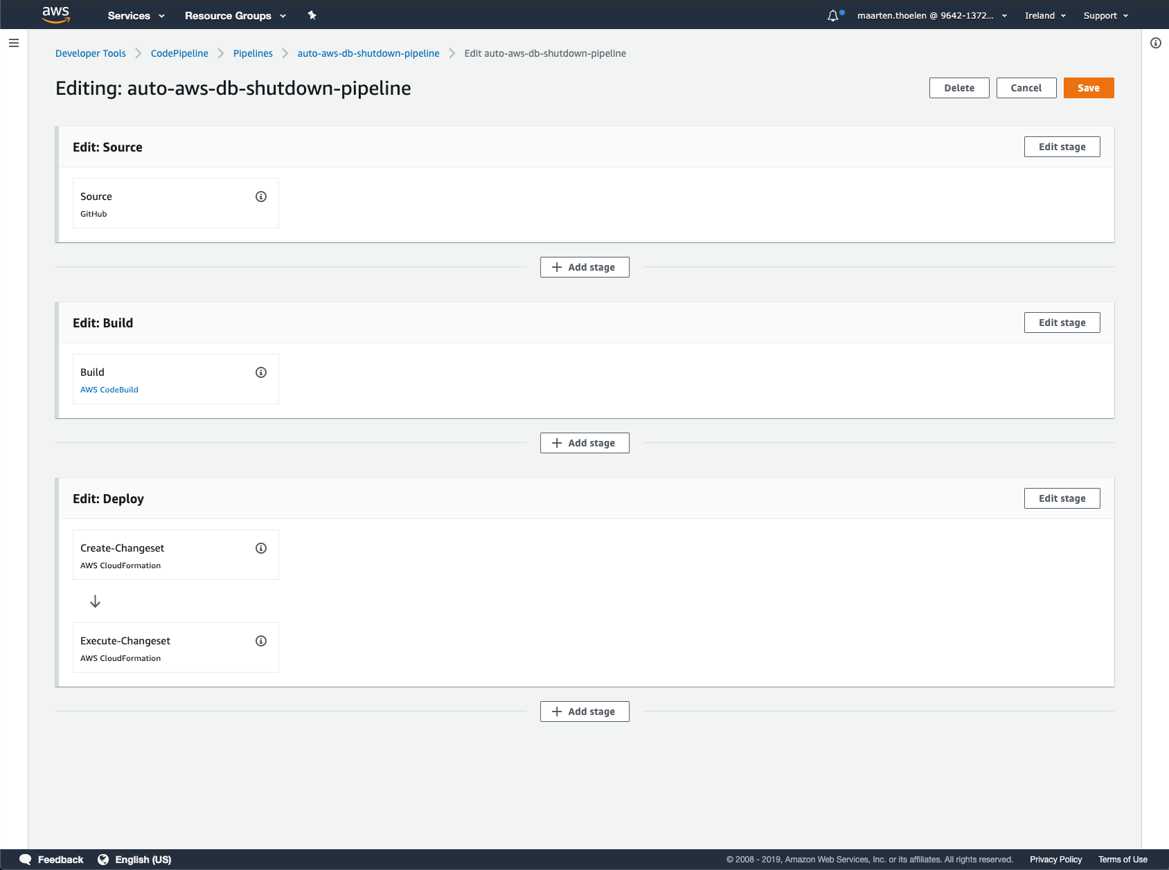 Setting Up Cicd For Lambda Functions Using Aws Codepipeline By