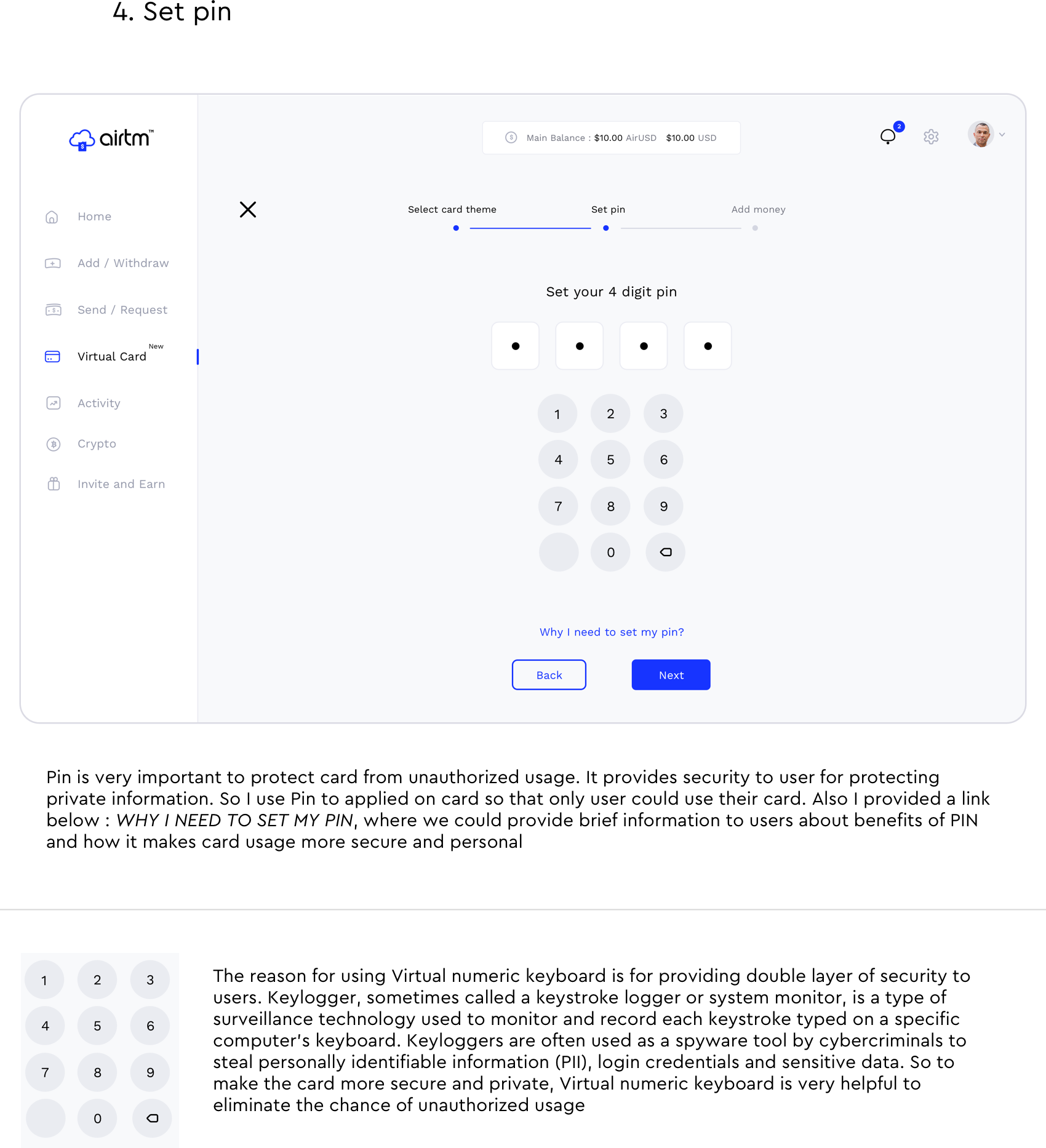 Airtm Virtual Card complete case study | by Prakhar Neel Sharma | Muzli ...
