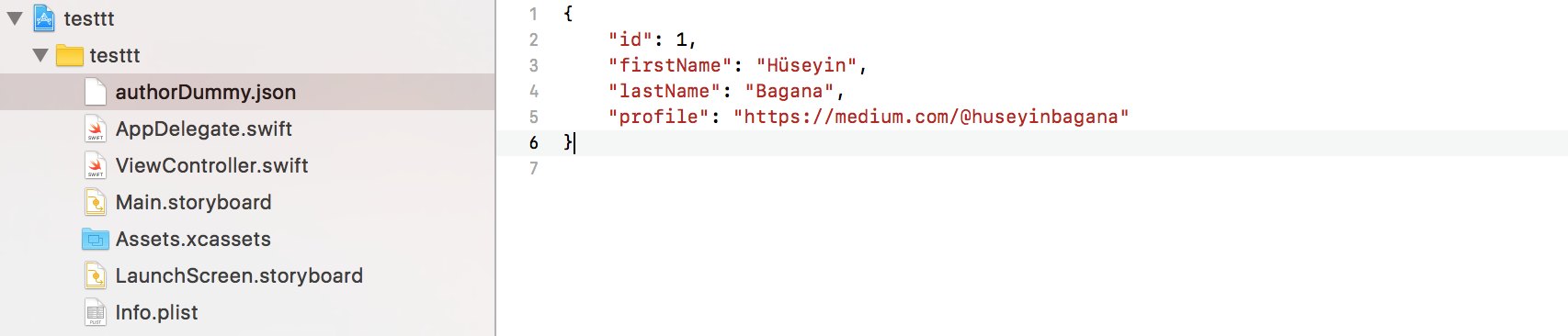 JSON Parse - Swift 4. Bu yazıda Decodable protocol’ü… | by Hüseyin Bagana | Swift Türkiye | Medium