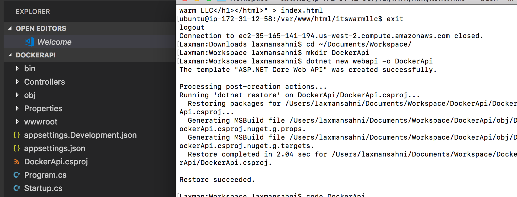 Working with Docker in Visual Studio Code | by Laxman Sahni | Medium