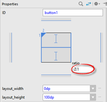 Android ConstraintLayout — layout_constraintDimensionRatio | by Sasank Sunkavalli | Medium