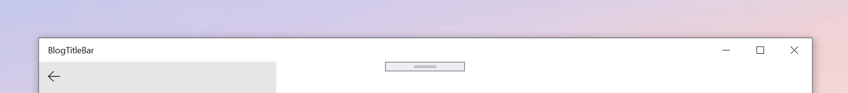 UWP quick tip: custom titlebar. UWP applications come with a default… | by Niels Laute | Medium