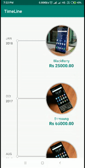 TimeLine App Design using MultiView Recyclerview | by Bineesh P Babu | Medium