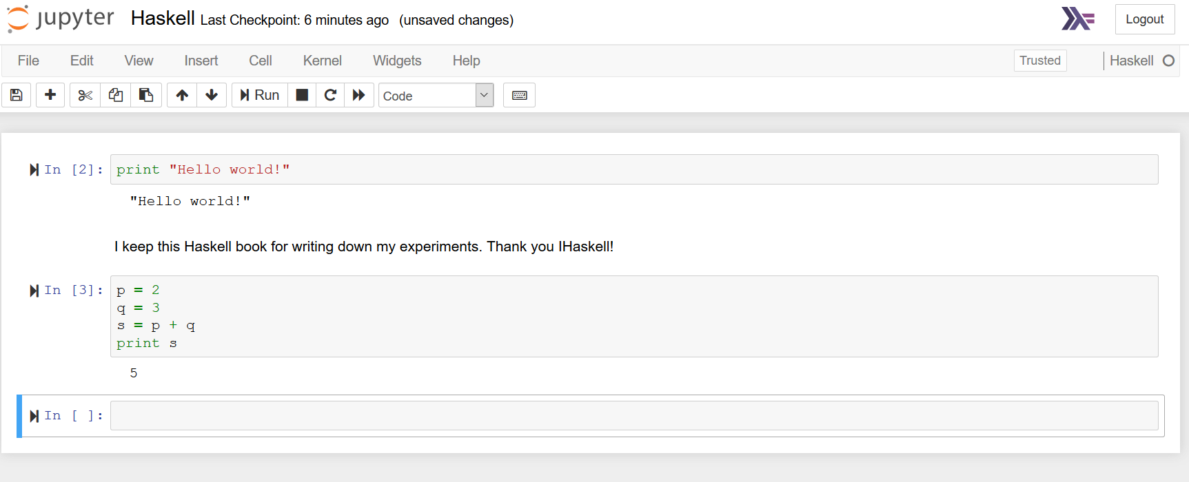 IHaskell on Windows!. If you ever have wanted IHaskell, and… | by ...