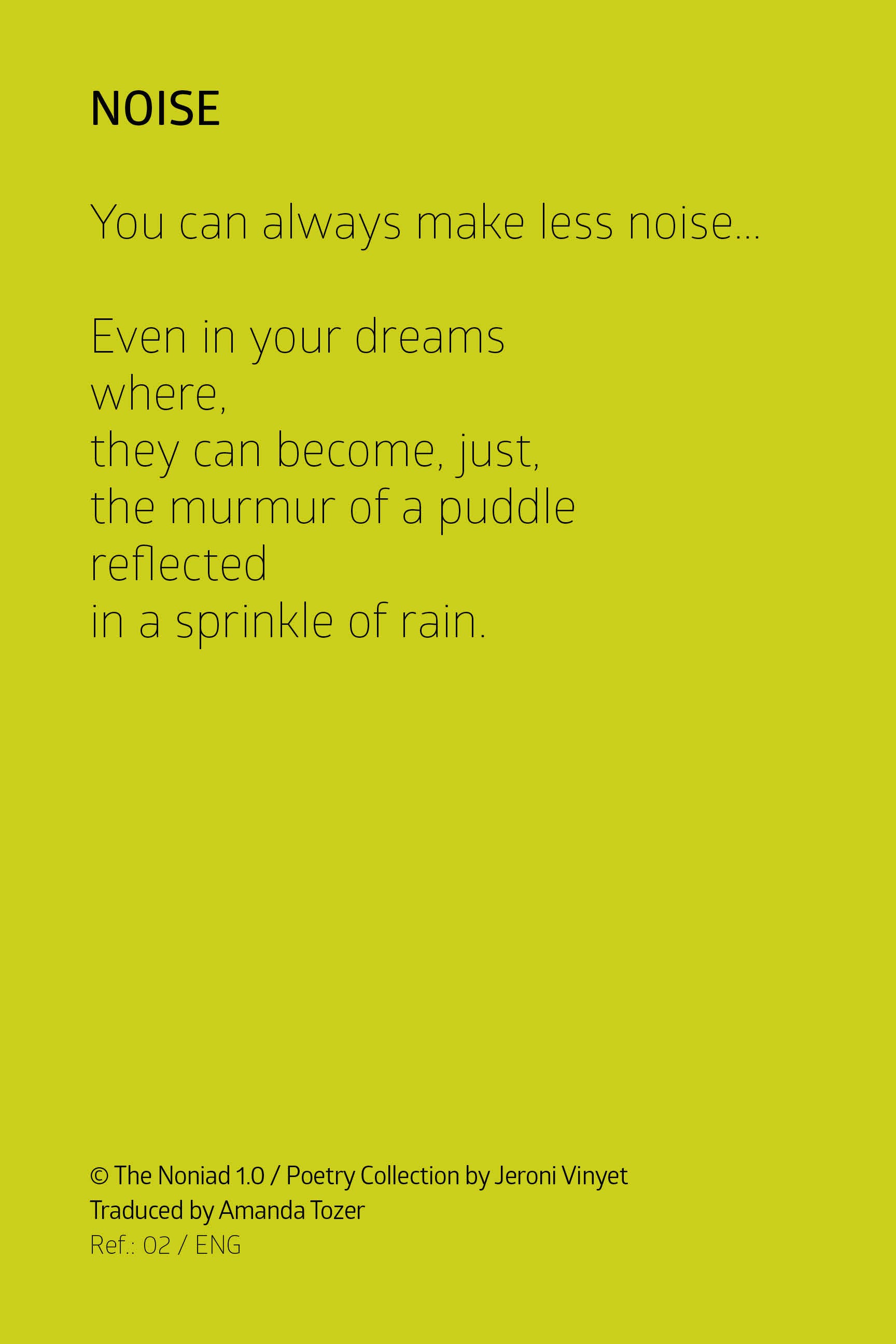 Noise | by Mandarina Land | Piath | Medium