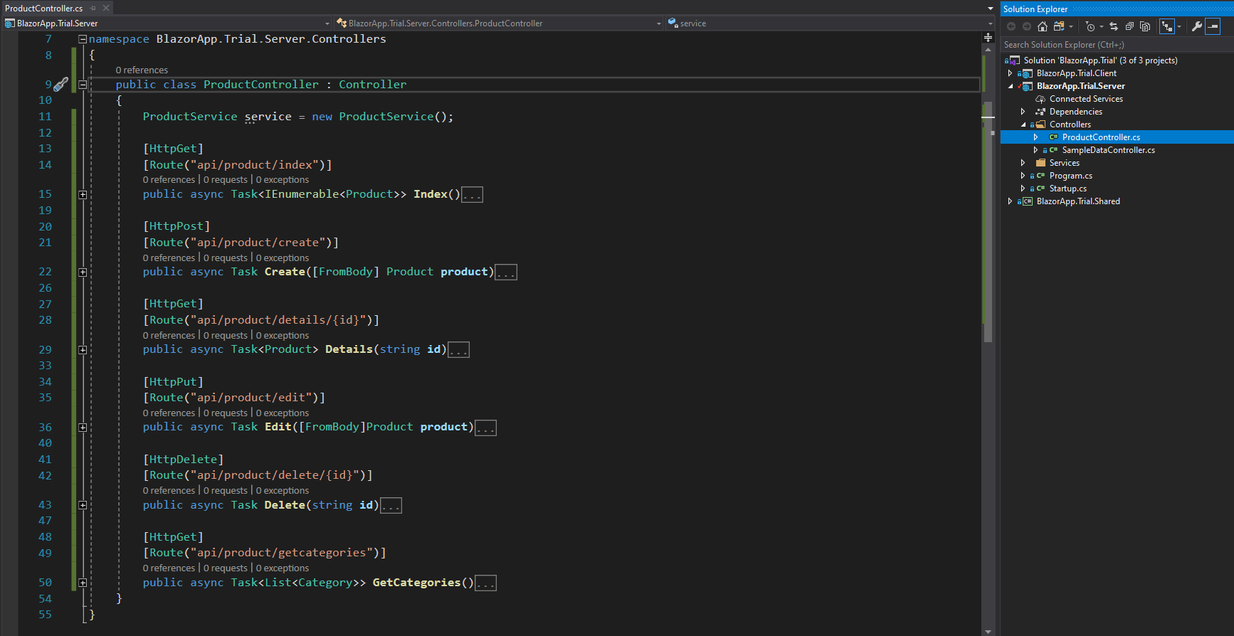 Creating a Blazor App with .Net Core and MongoDB - Berk Okur - Medium