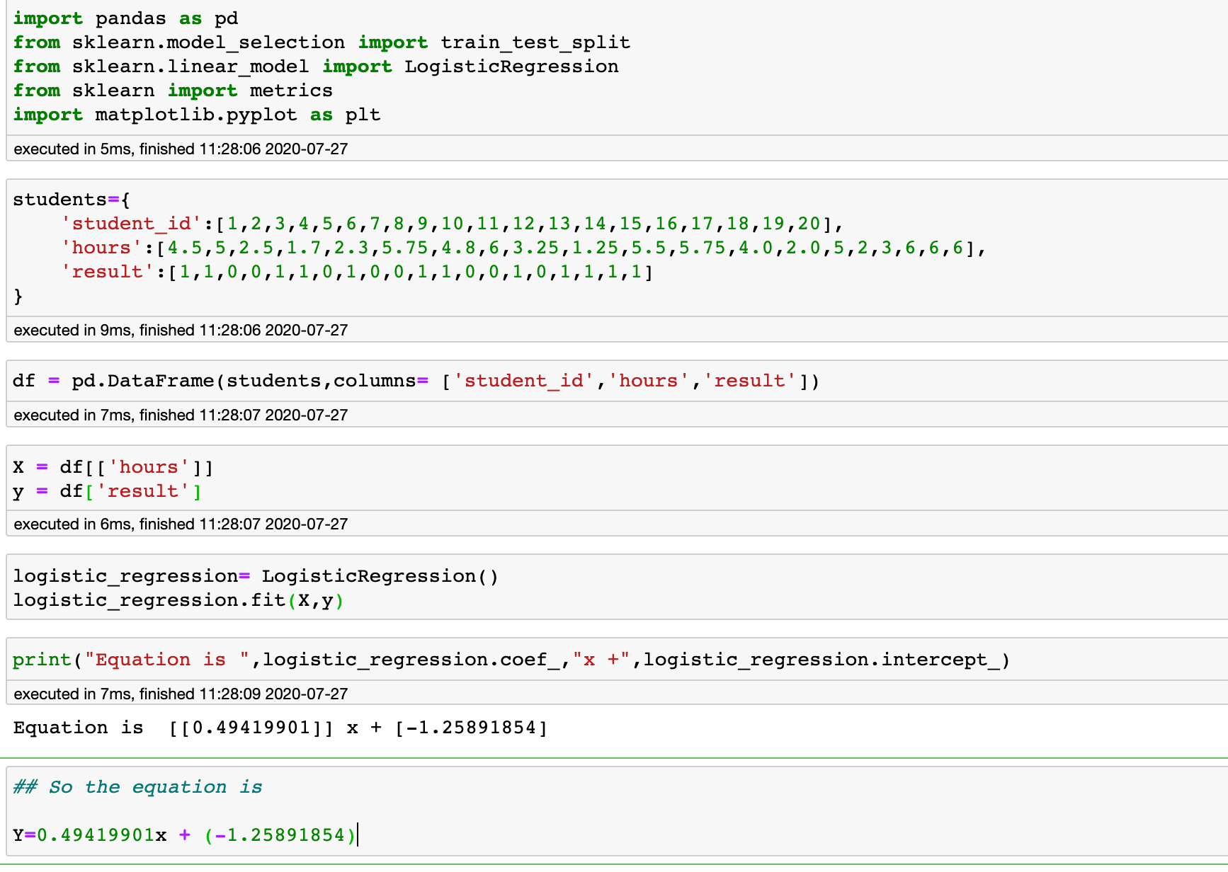 Logistic Regression: Understanding Step by Step | by Hitesh Kumar | The ...