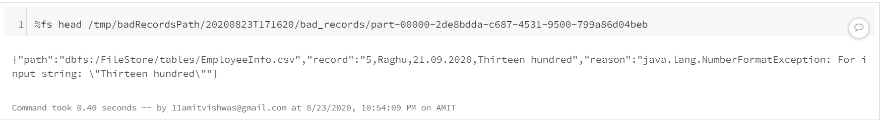 How to handle bad records/Corrupt records in Apache Spark | by Amit ...