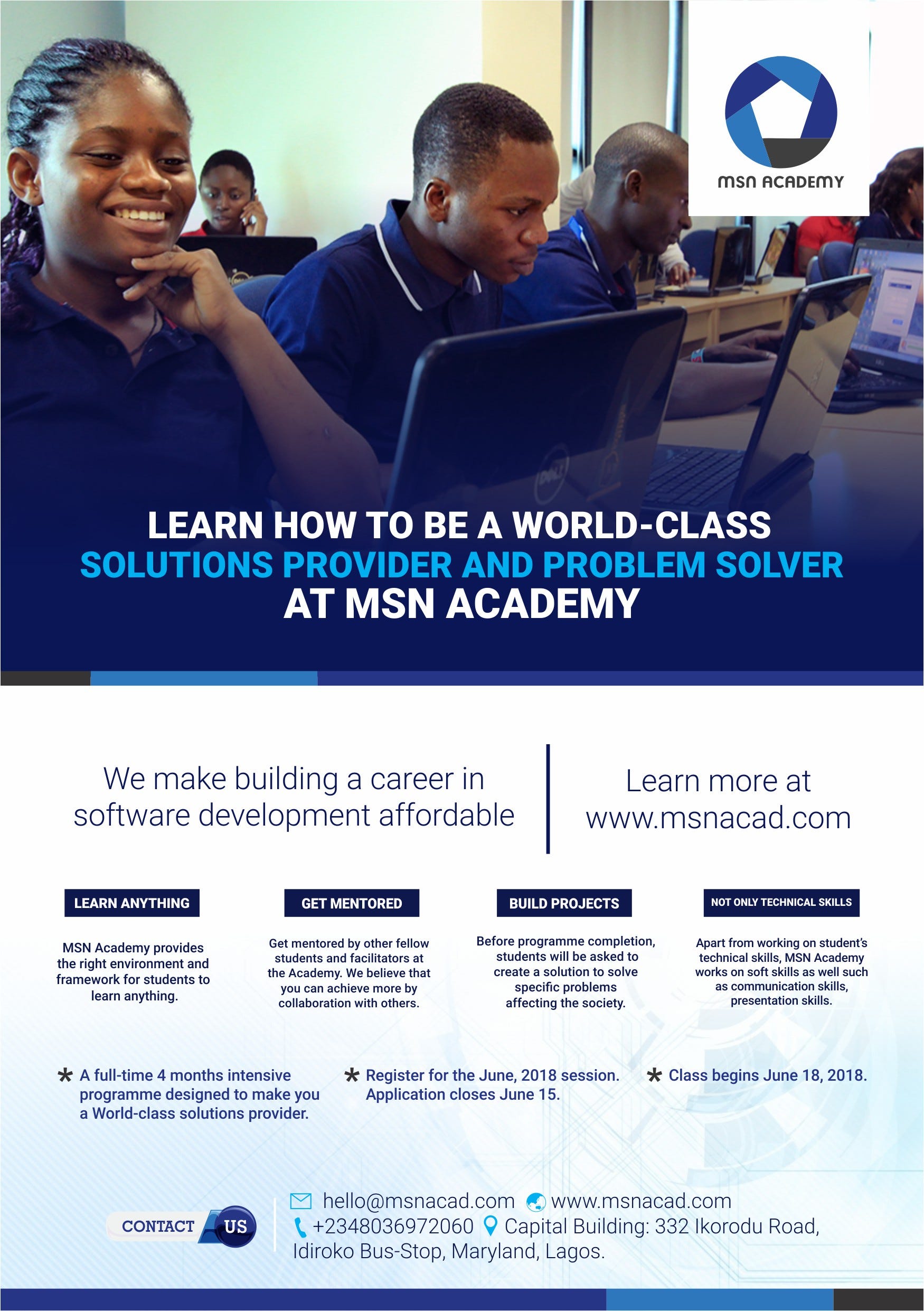 How MSN Academy is changing the Tech narrative in Nigeria and Africa | by MSN Academy | MSN ...
