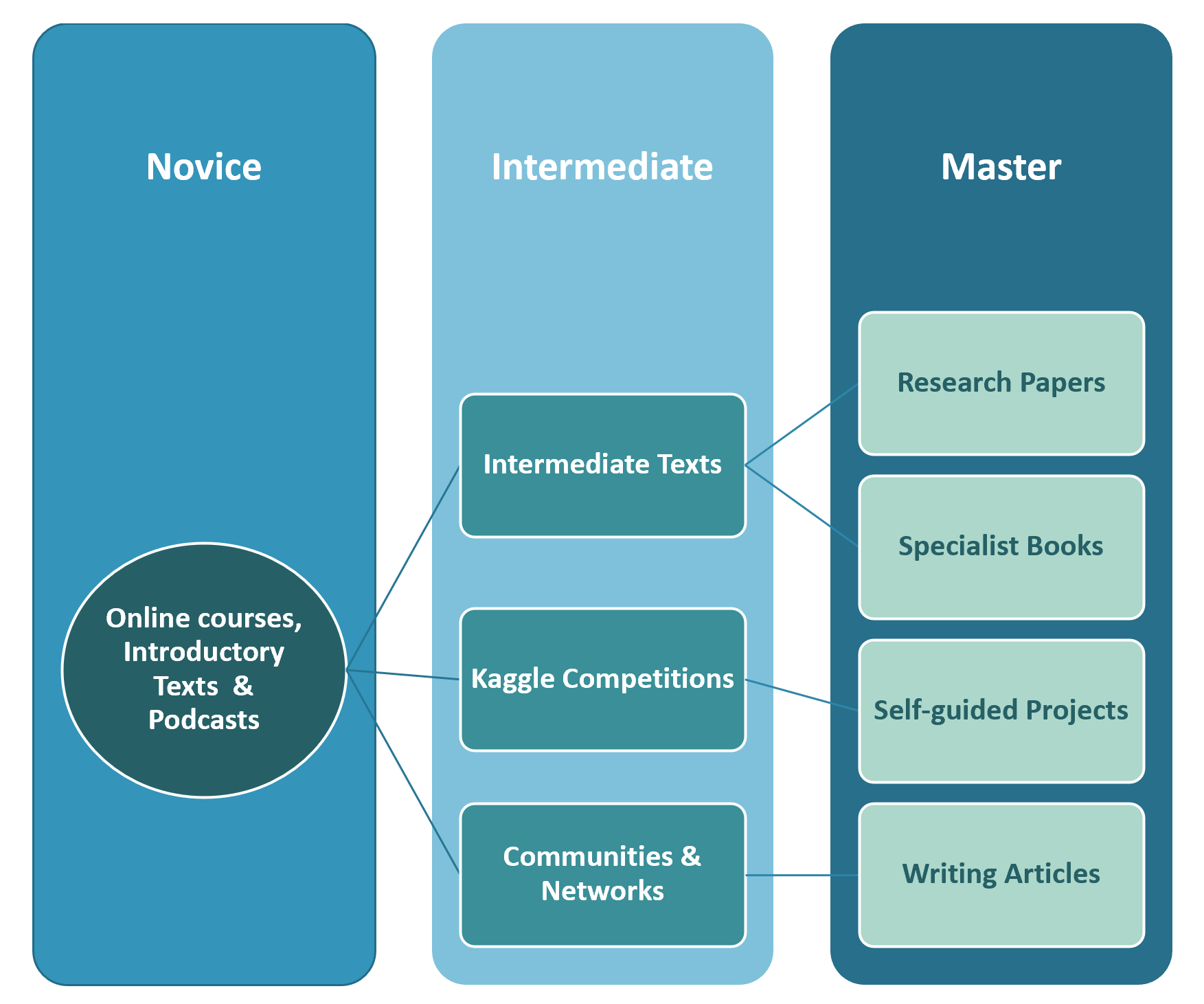 A Roadmap to Data Science Mastery for the Passionate Novice | by John ...