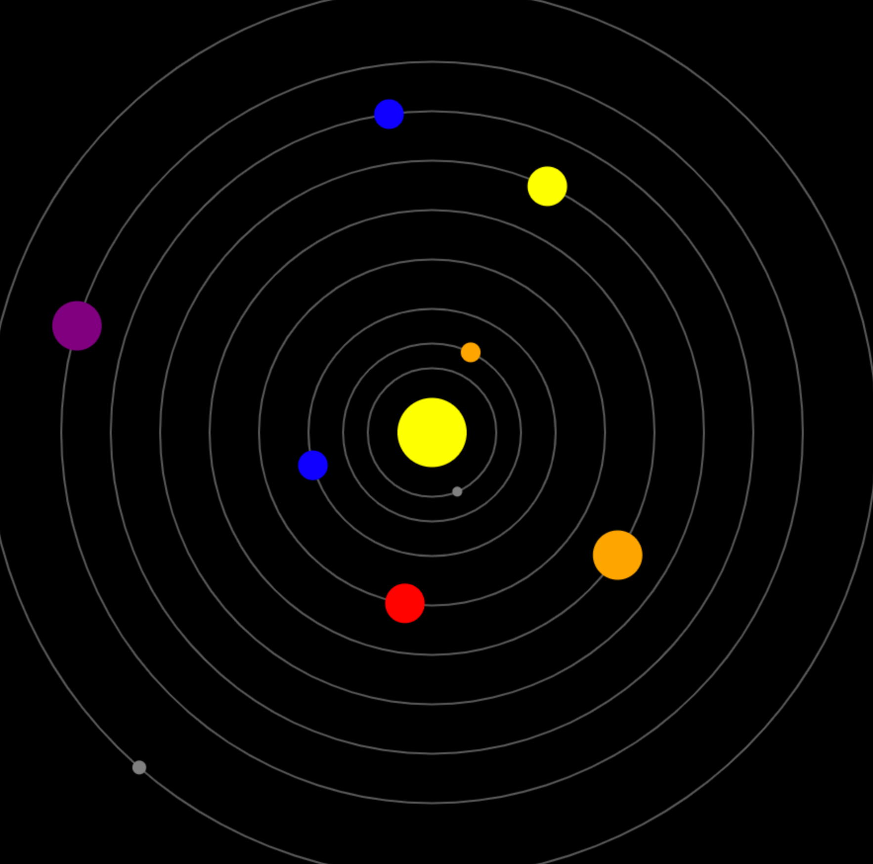 HTML 5 Canvas: Solar System. Create a solar system with the Canvas ...