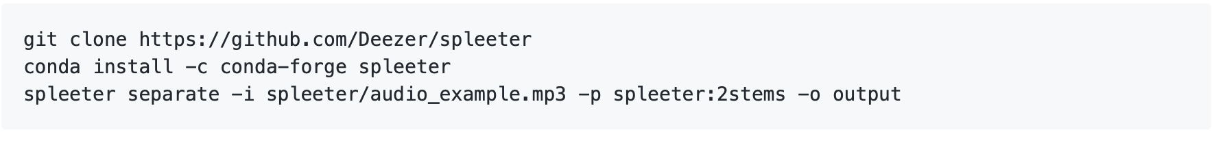 Free Music Separation Tool: Spleeter by Deezer | by Gray Angelo | Medium