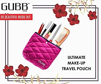 GUBB USA COSMETIC TRAVEL POUCH. Use these soft ‘makeup pouch’ to carry ...