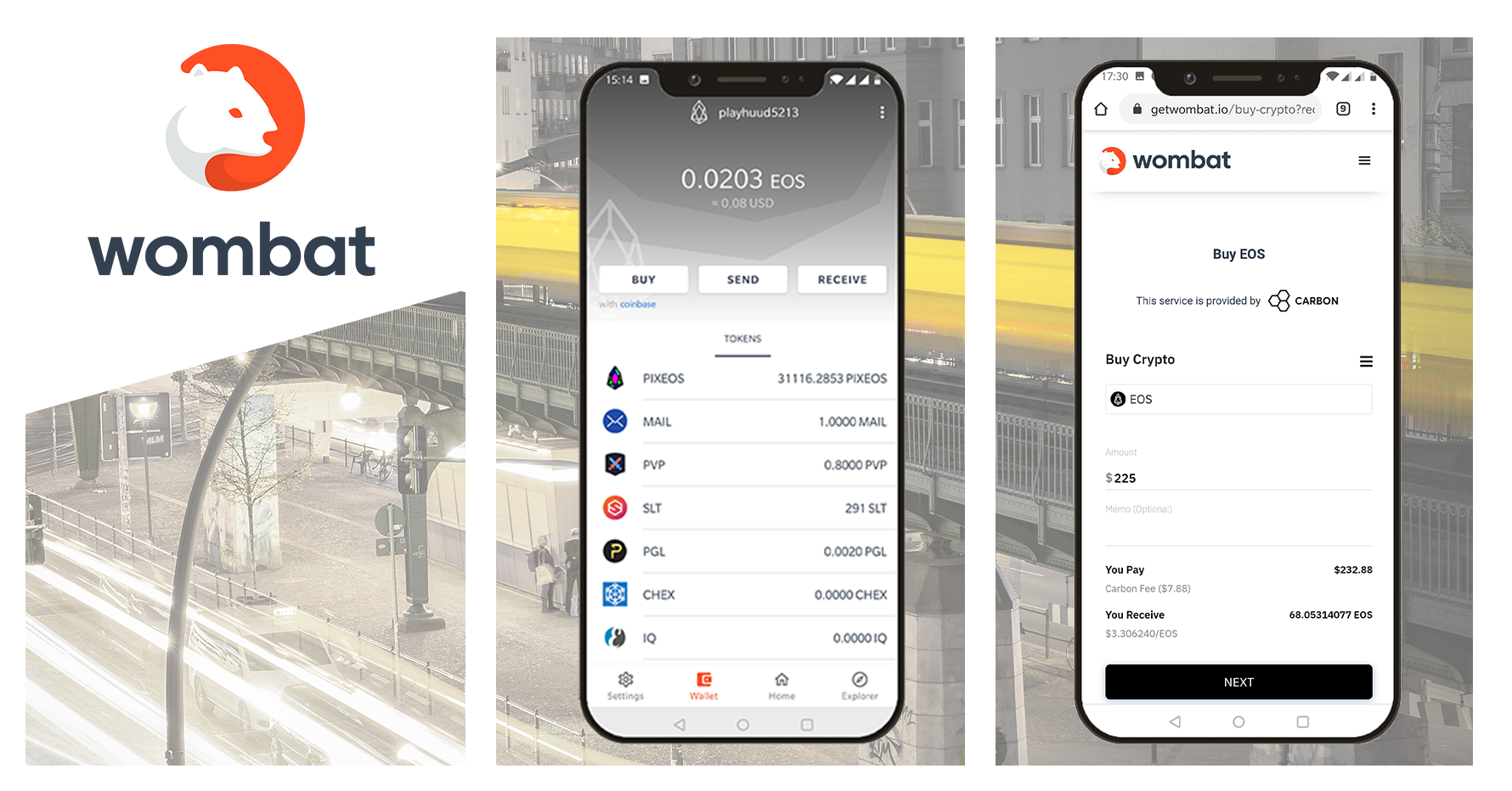Buy EOS on Wombat wallet with credit/debit | by Alexander Heckel ...