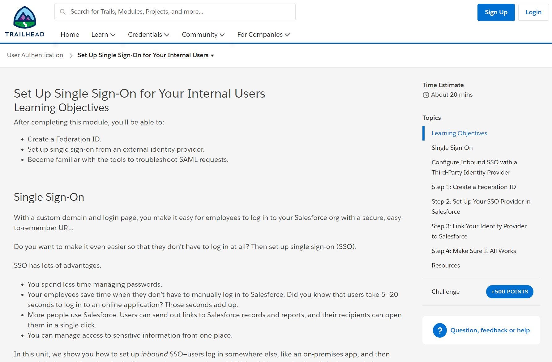How To Enable Single Sign On For Your Salesforce Org