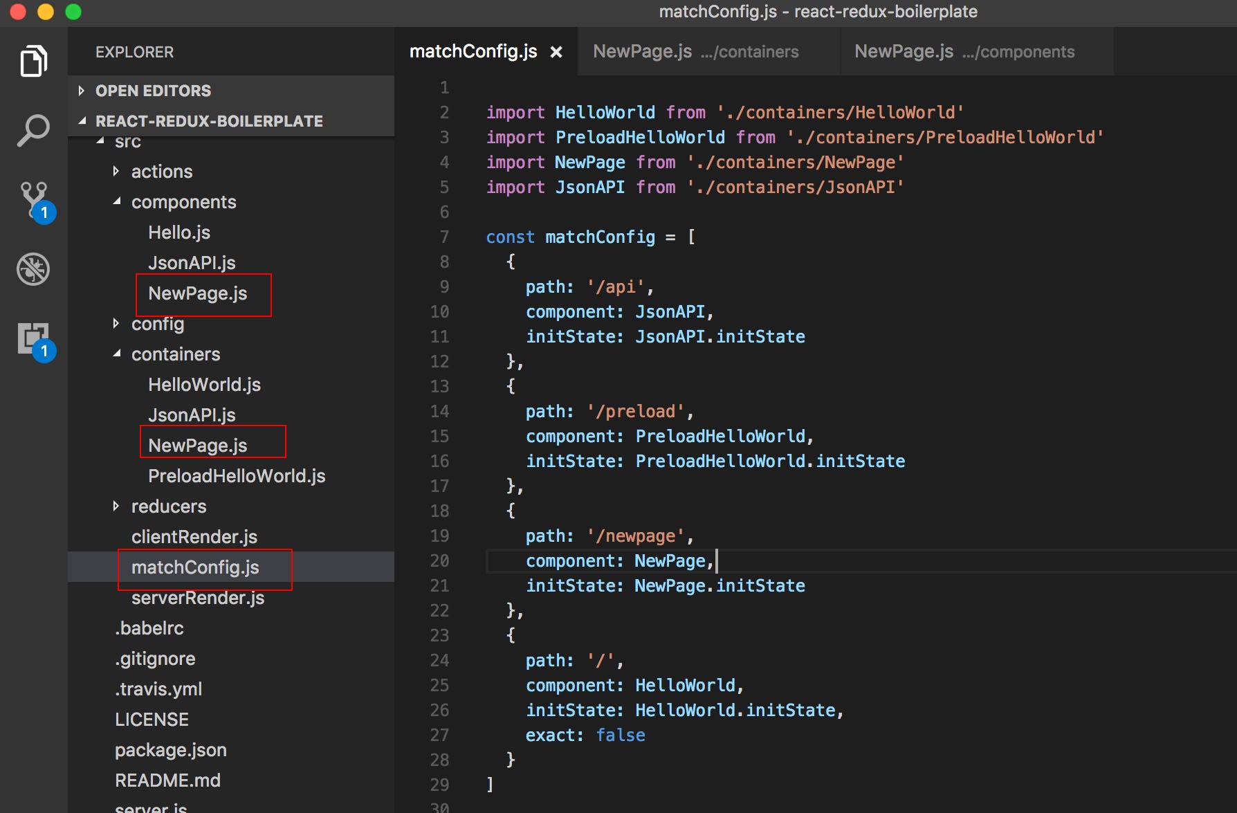 [React][Redux] Isomorphic boilerplate: Adding new page | by Peter Chang | HackerNoon.com | Medium