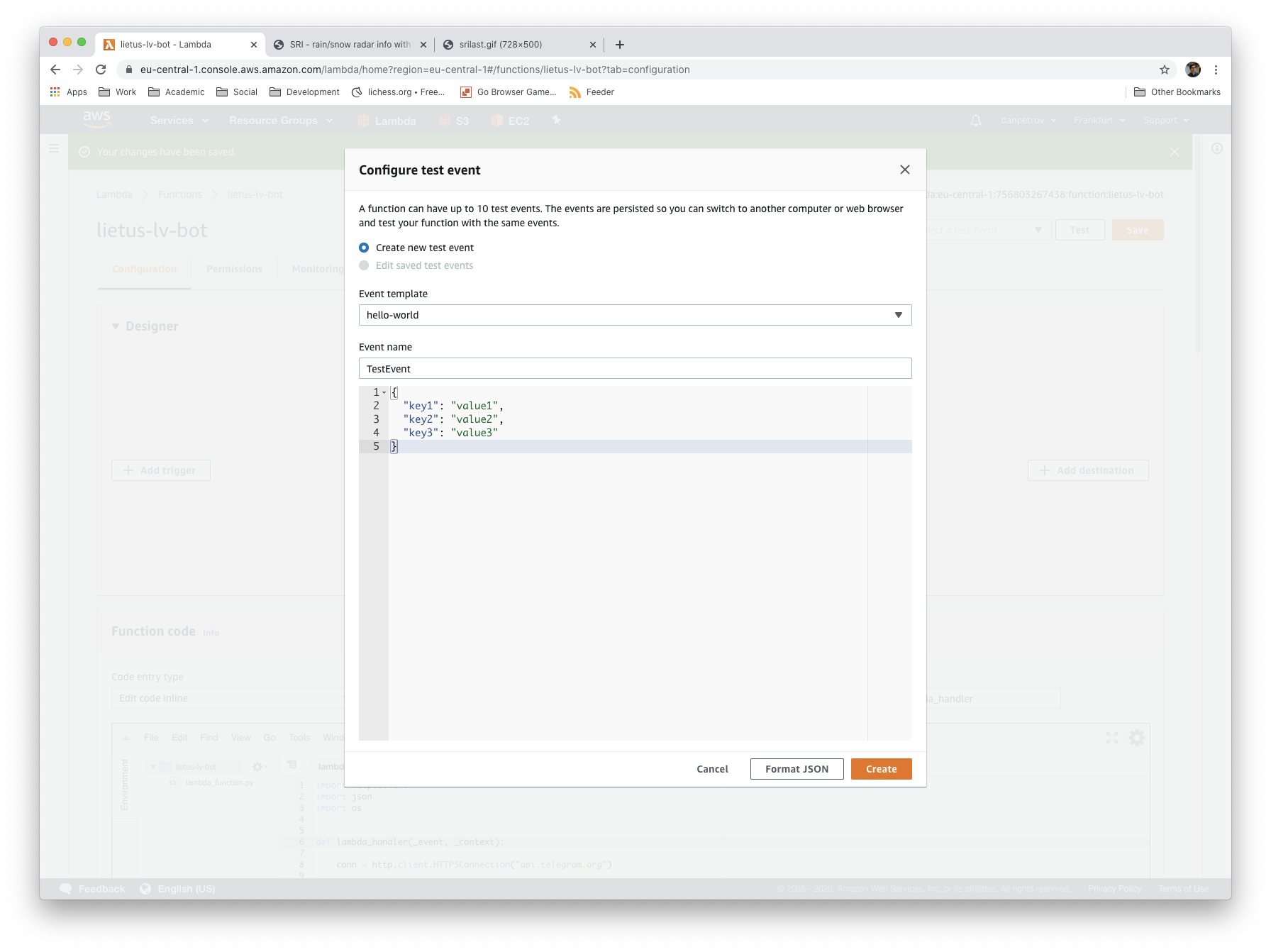 Simple Telegram Bot with Python and AWS Lambda | by Daniils Petrovs | Level Up Coding