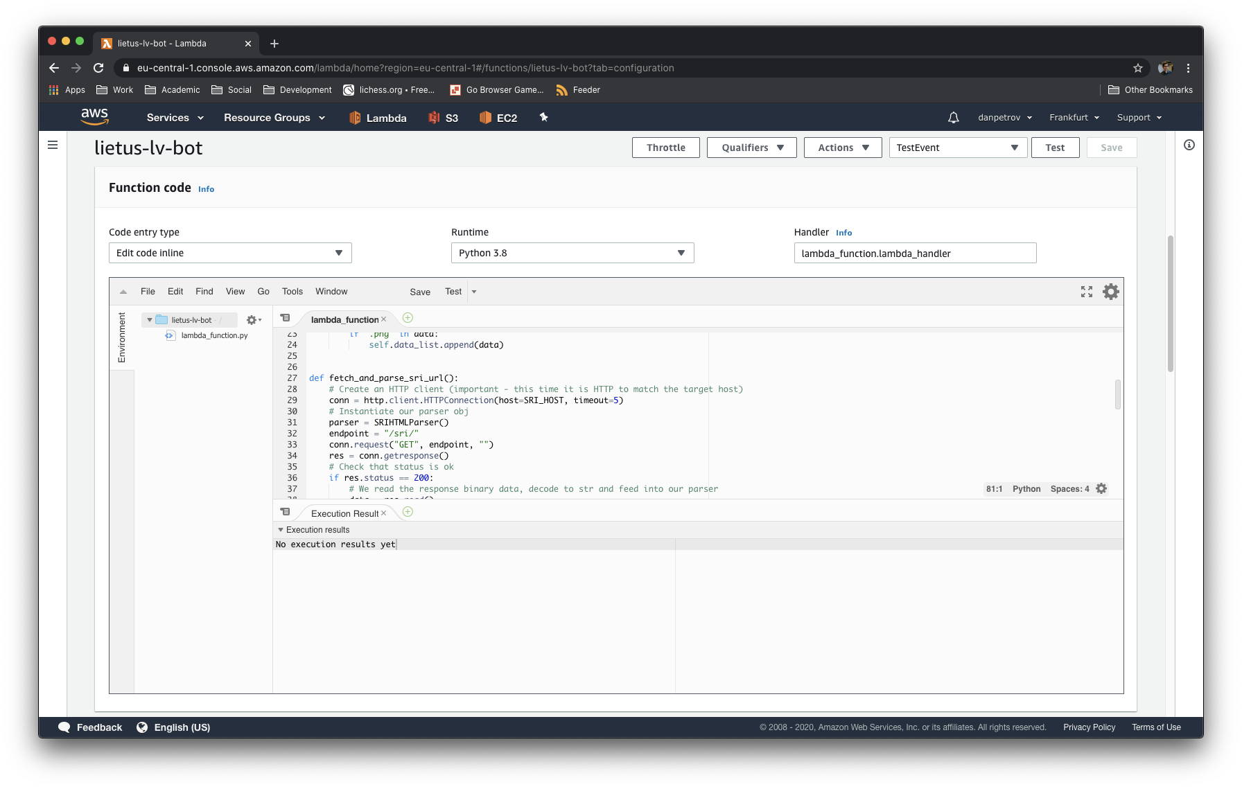 Simple Telegram Bot with Python and AWS Lambda | by Daniils Petrovs | Level Up Coding