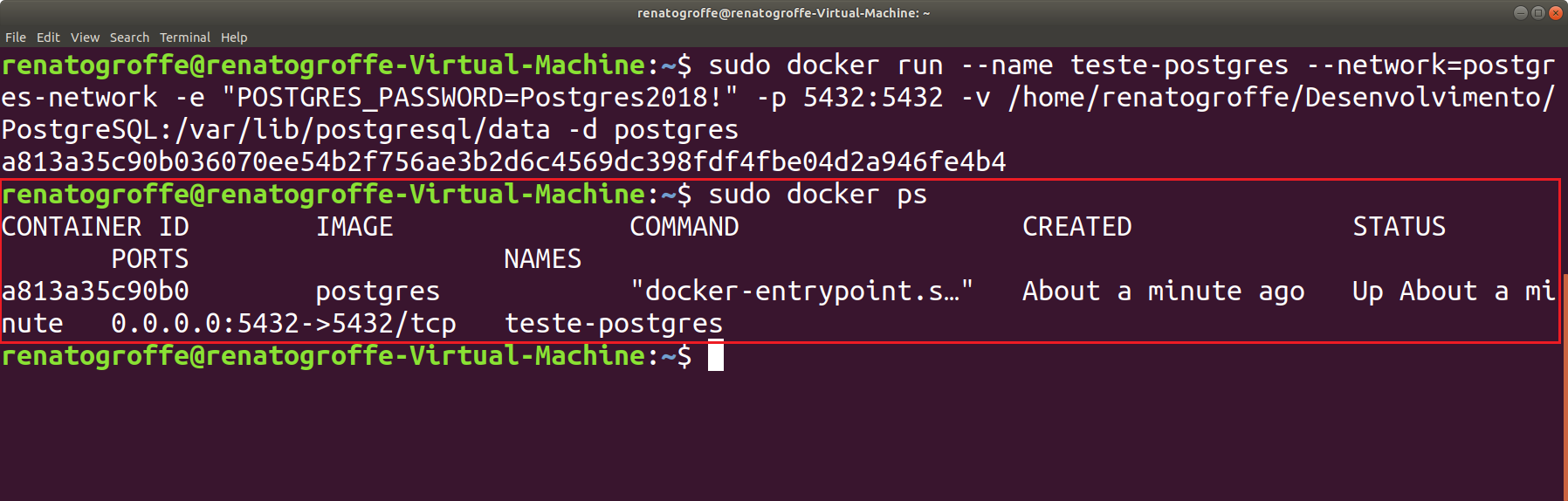 Postgresql Docker Executando Uma Instância E O Pgadmin 4 A Partir De Containers By Renato
