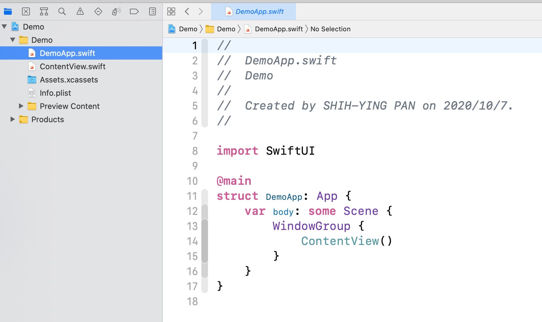 控制 Ios App 的第一個畫面 從 Ios 13 開始,因為 Swiftui 的發明,我們除了從傳統的 By 彼得潘的 Ios