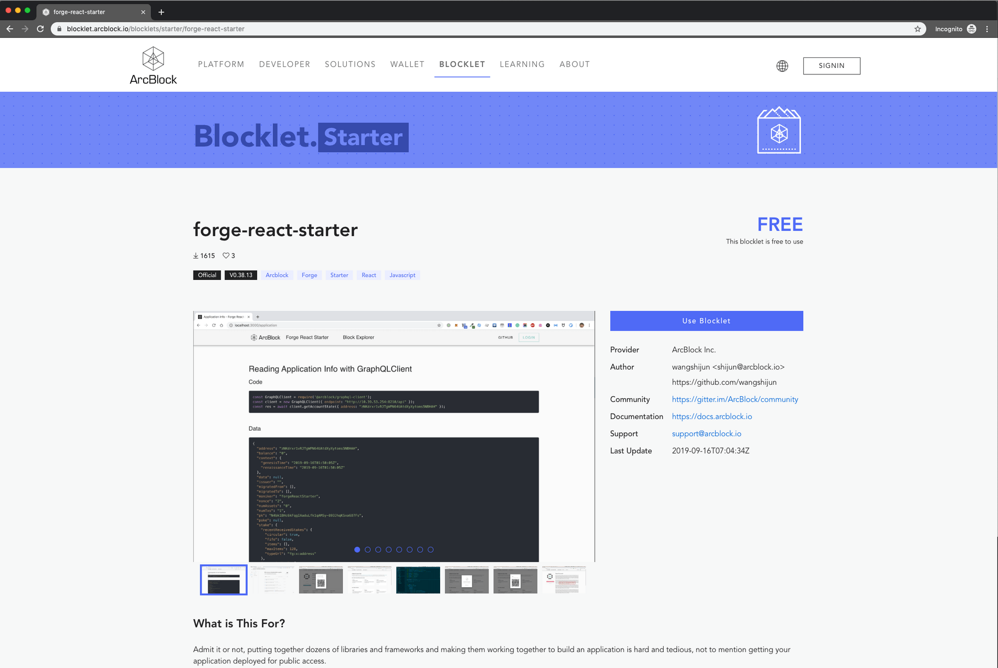 Introduction to ArcBlock Blocklets for dApps | by Matt McKinney | ArcBlock | Medium
