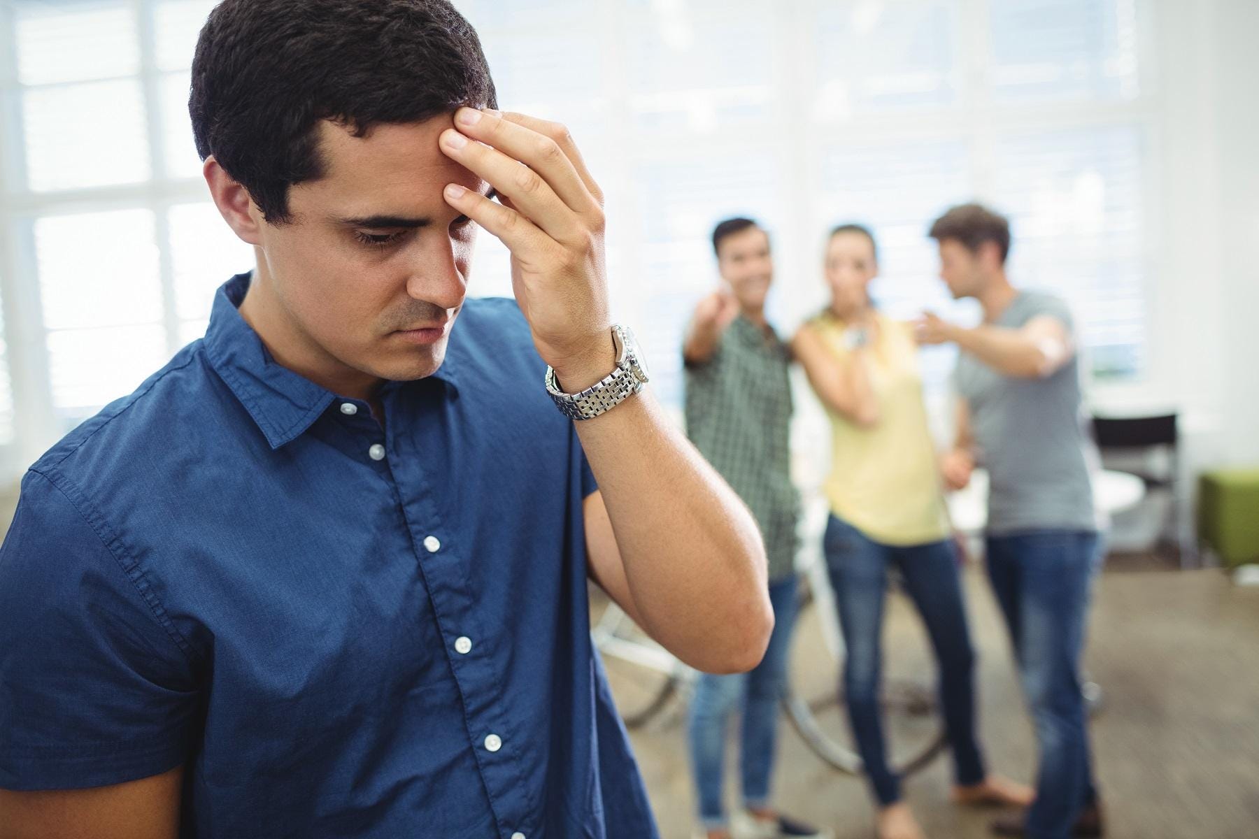 Dealing with offensive people. It might be a passing comment from a ...