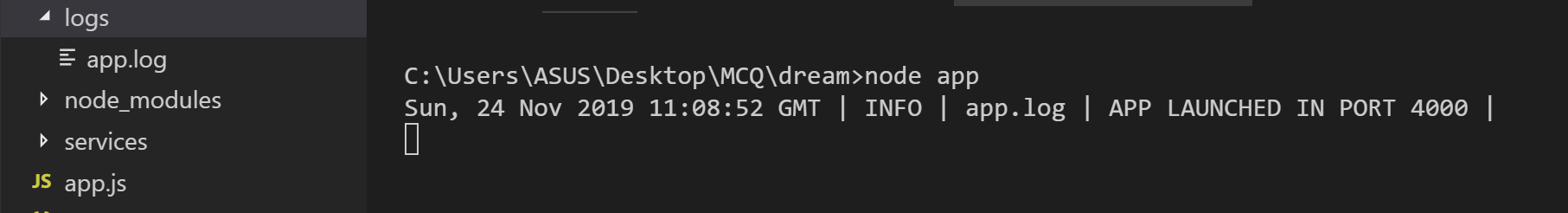 Creating a Custom Logger for a Node.js Application using Winston | by Amjad Nazar | Level Up Coding