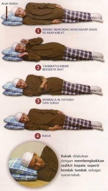 Cara sholat tidur miring. Cara solat tidur telentang | by Iku Chan | Medium