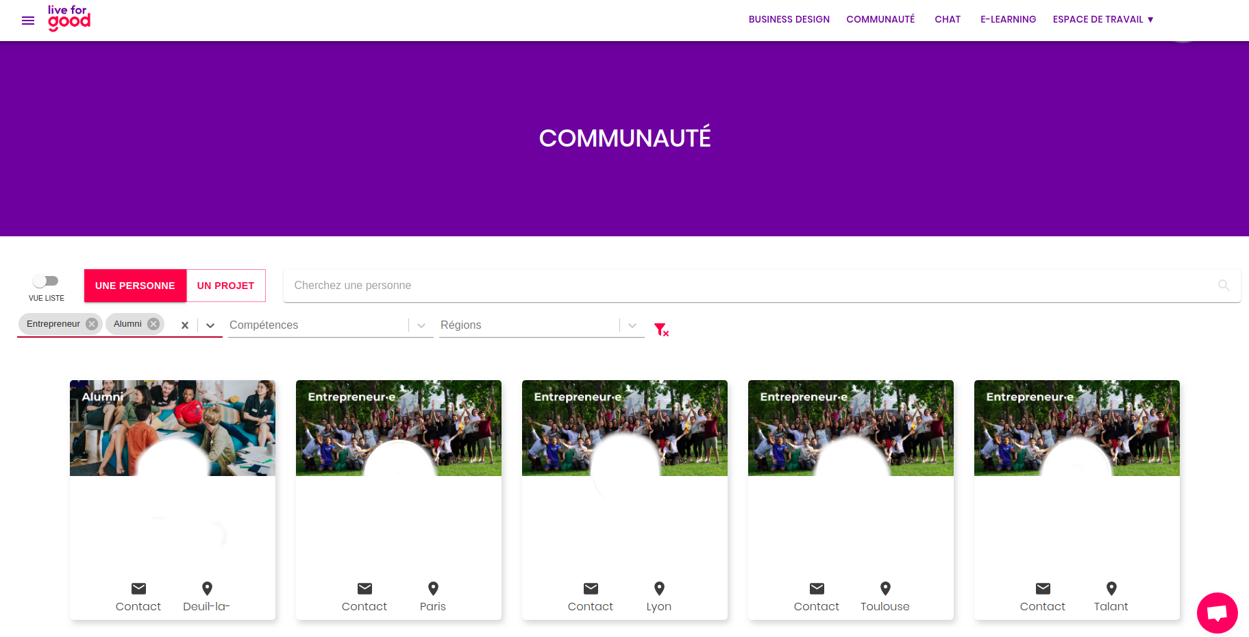 A digital platform at the heart of Social and Positive Entrepreneurship ...