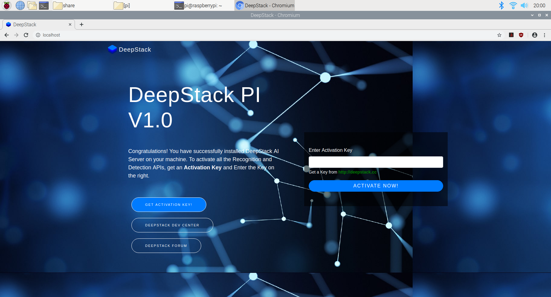 DeepStack for Raspberry Pi + Intel Neural Compute Acceleration