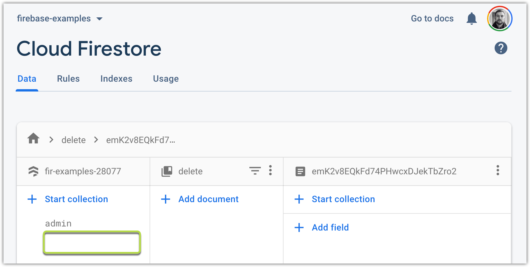 Firebase. Admin SDK in Examples. The Admin SDK lets you interact with ...