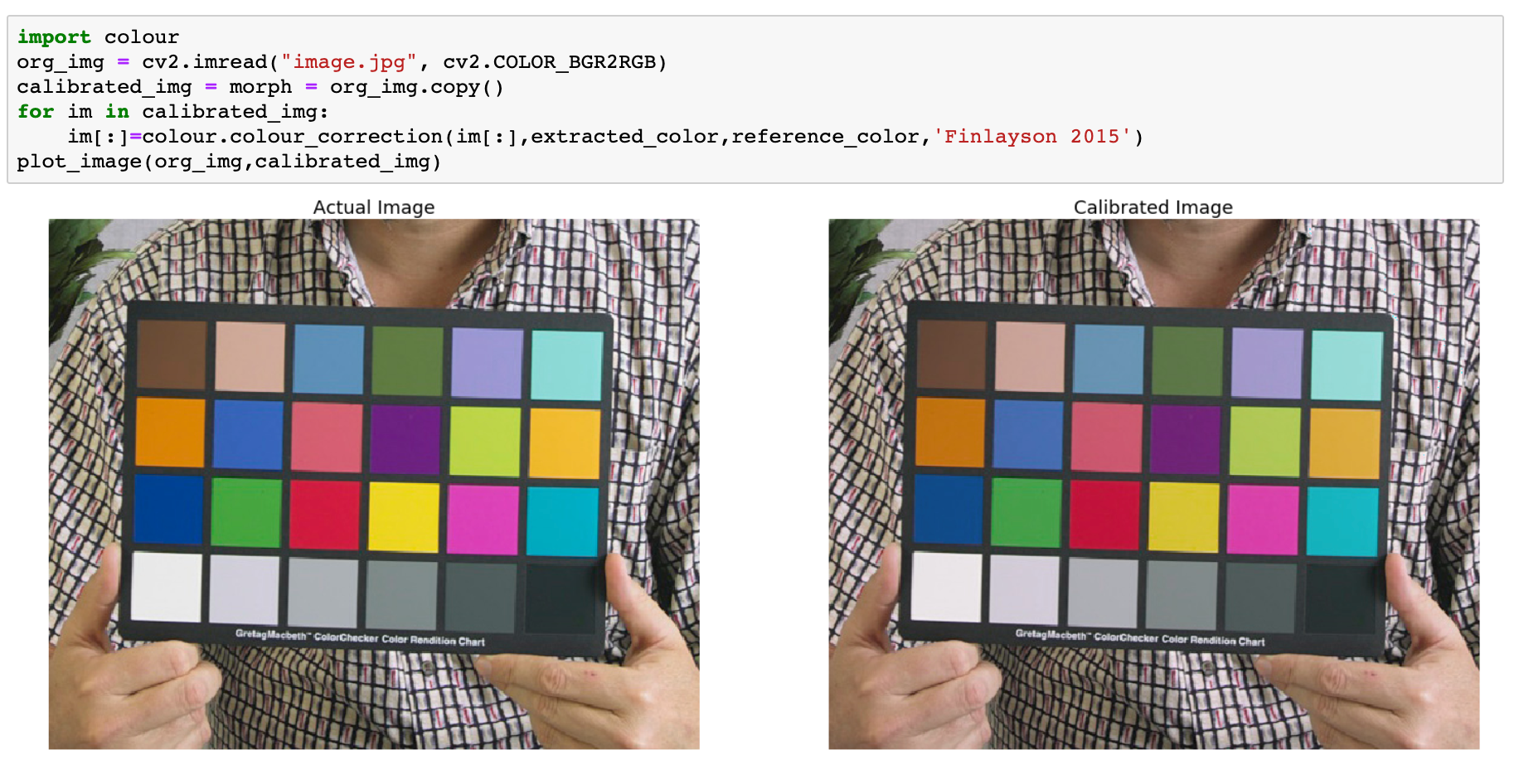 Using Machine Learning for Color Calibration with a Color Checker | by ...