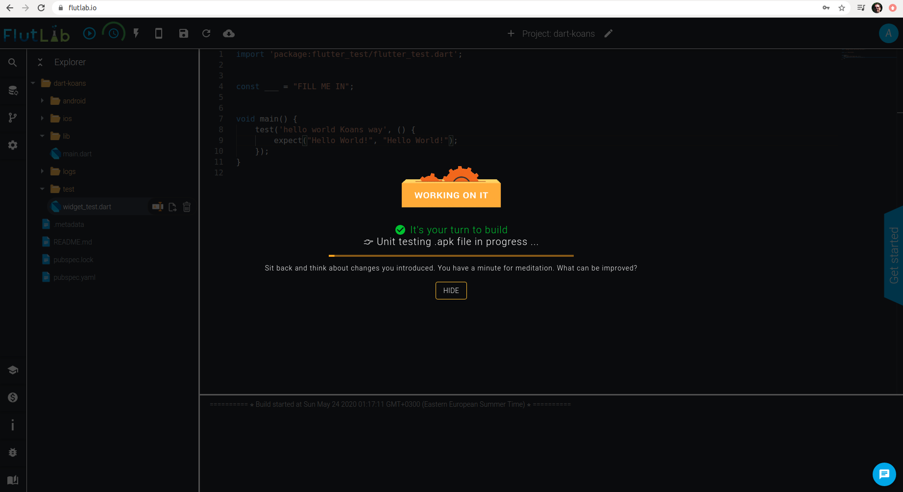 Learn or recall Dart with Koans. Part 1. | by Aleksey Drobnych | ITNEXT