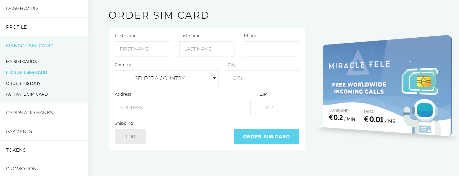 Miracle Tips: How to Order a SIM Card? | by Miracle Tele | Medium