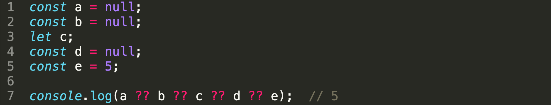 The JS Bifrost — Nullish Coalescing (??) Operator | by Raj Rawat ...