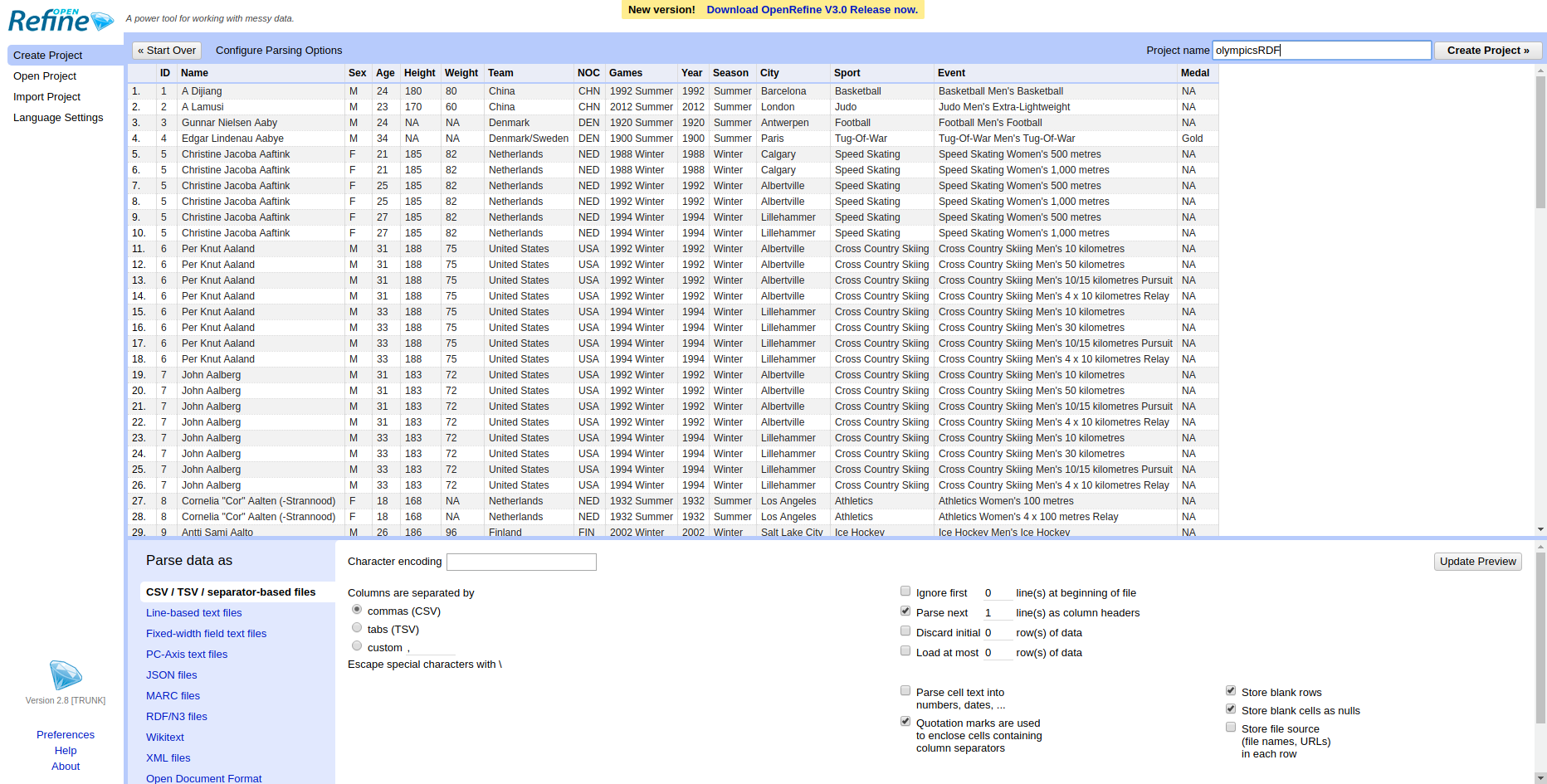 Creating Linked Data. Using OpenRefine to transform tabular… | by Angus Addlesee | Wallscope ...