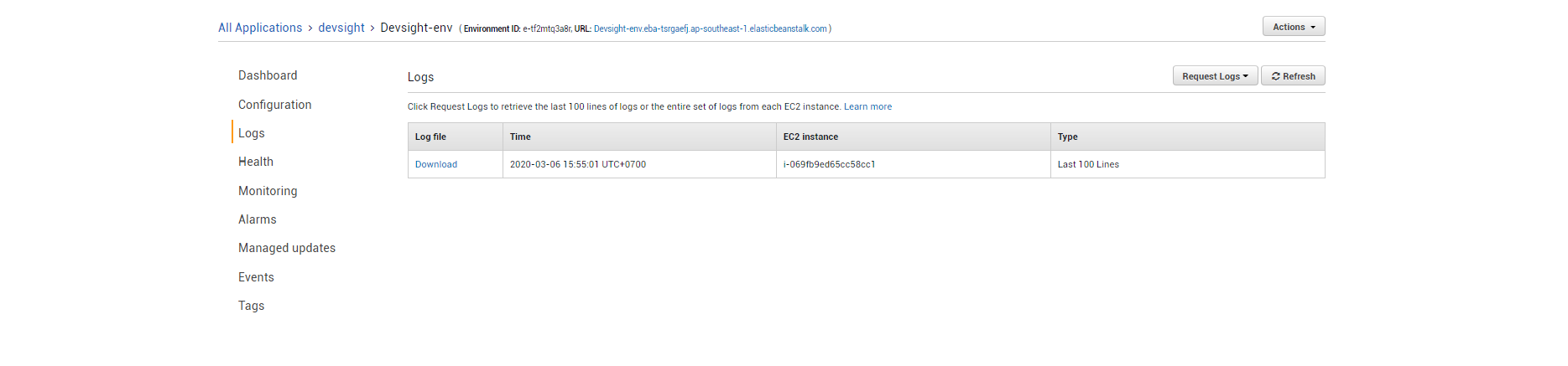 ติดตั้ง Express — Node.js แบบ Service และ Application ลง Amazon EC2 ผ่าน AWS Elastic Beanstalk ...