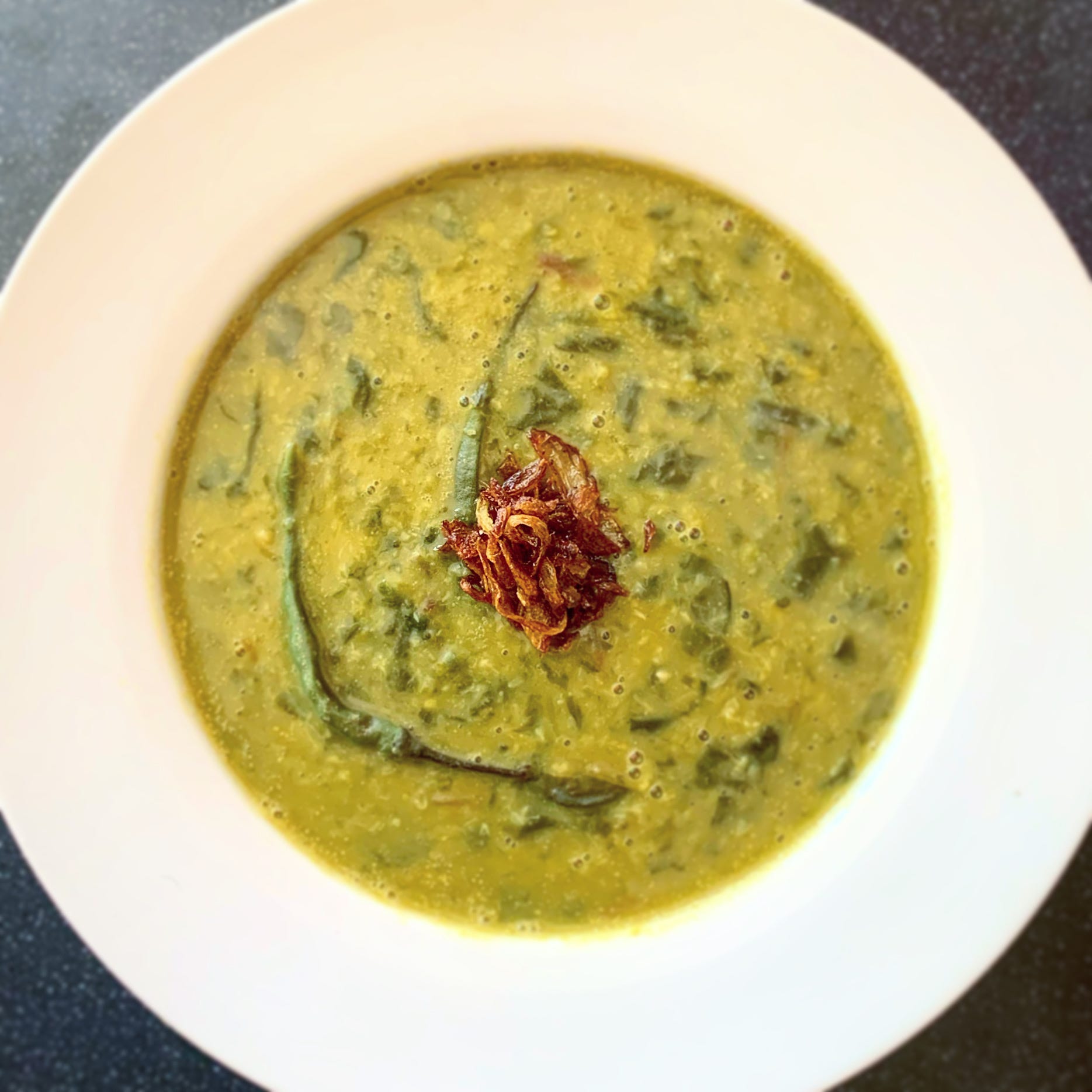 Daal series: Spinach daal. A comforting and warm daal finished off ...