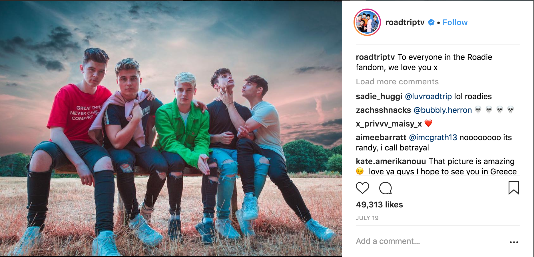 Meet RoadTripTV. The hot new Boy Band, straight out of… | by Hollywood ...