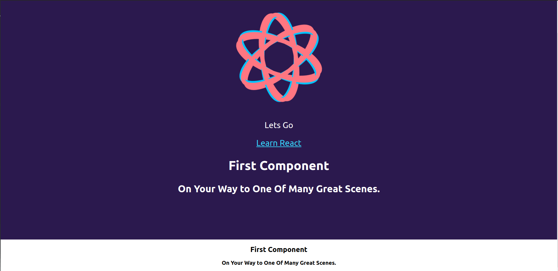 Your First React App Is Here. This helps with getting a React project ...