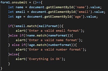 JavaScript- Forms validation. HTML5 already validates forms using… | by ...