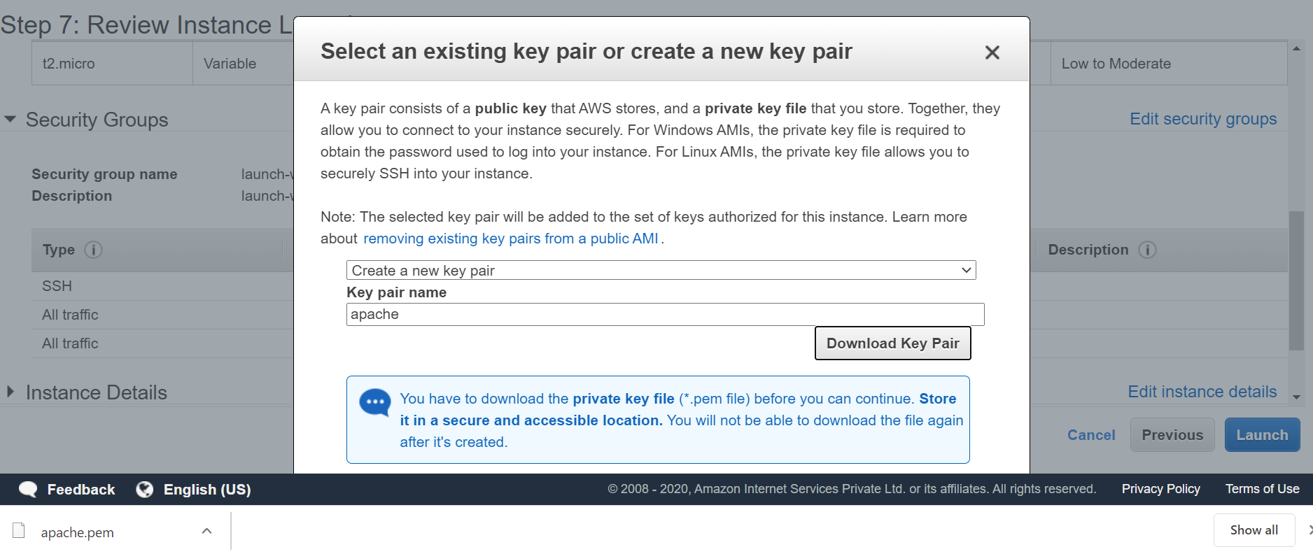 Amazon EC2 Launch Step by Step with static web page Hosting on Apache | by Akash Deep ...